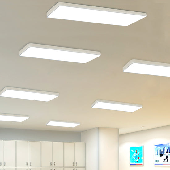 Office Ceiling Mounted Light Modern LED Flush Light with Rectangular ...