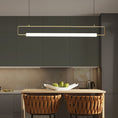 Metal Rectangle over Island Lighting Modern LED Ceiling Suspension Lamp ...