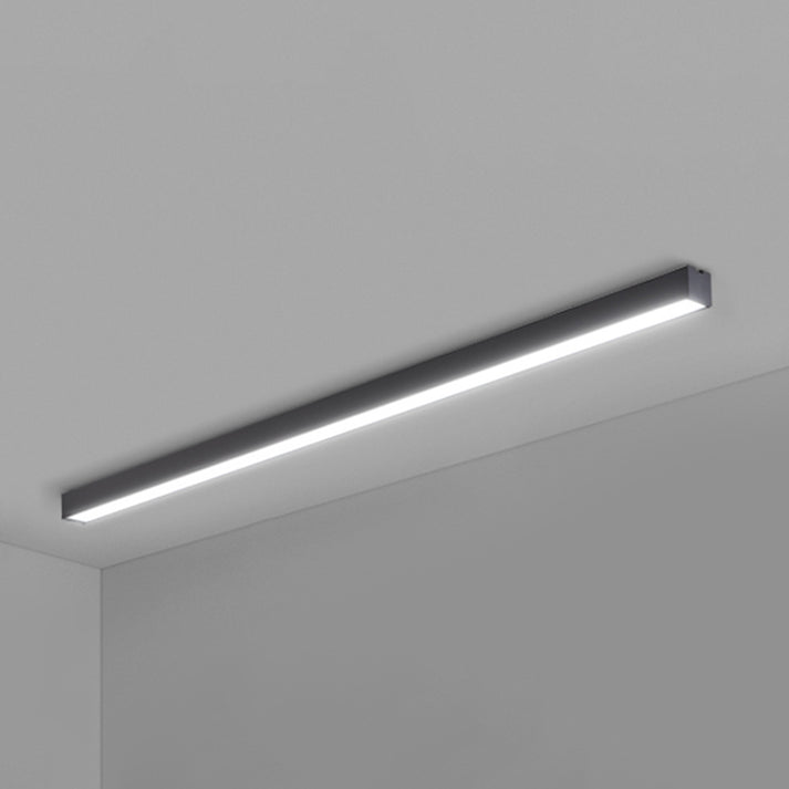 Rectangular Flush Mount Recessed Lighting Modern Aluminum Office ...
