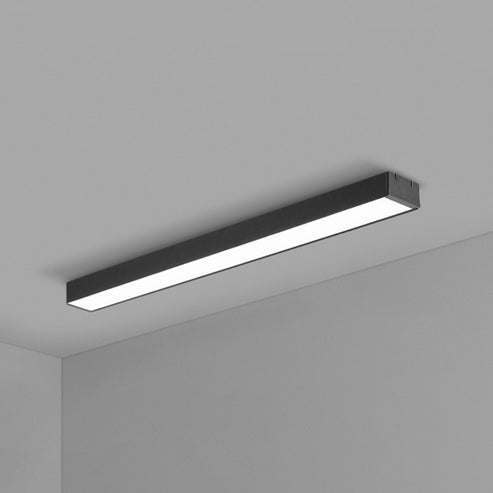 Rectangular Flush Mount Recessed Lighting Modern Aluminum Office ...