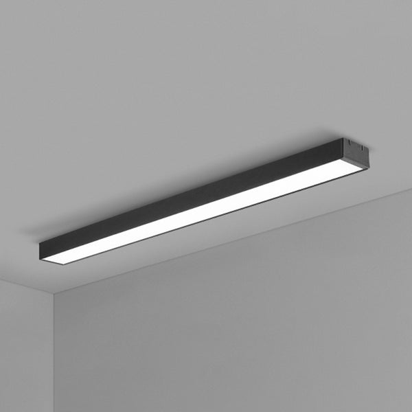 Rectangular Flush Mount Recessed Lighting Modern Aluminum Office ...