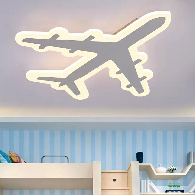 Plane Shaped Ceiling Mount Light Modern Acrylic Flush Mount Light for ...