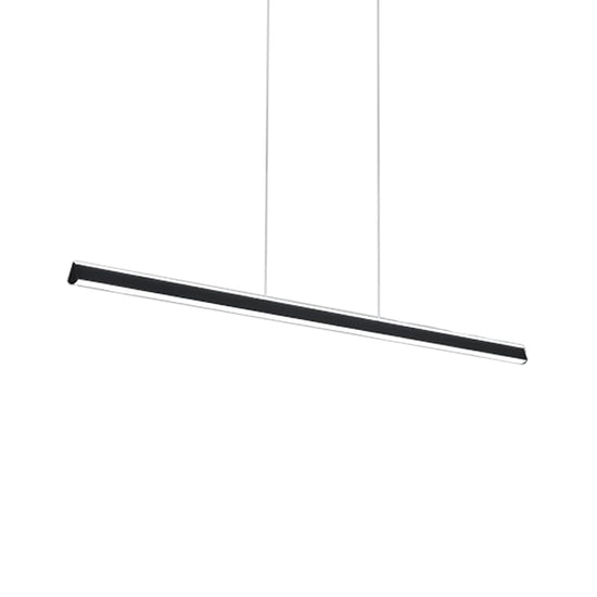 Triangular Prism Bar Pendant Lamp Simple Aluminum Dining Room LED ...