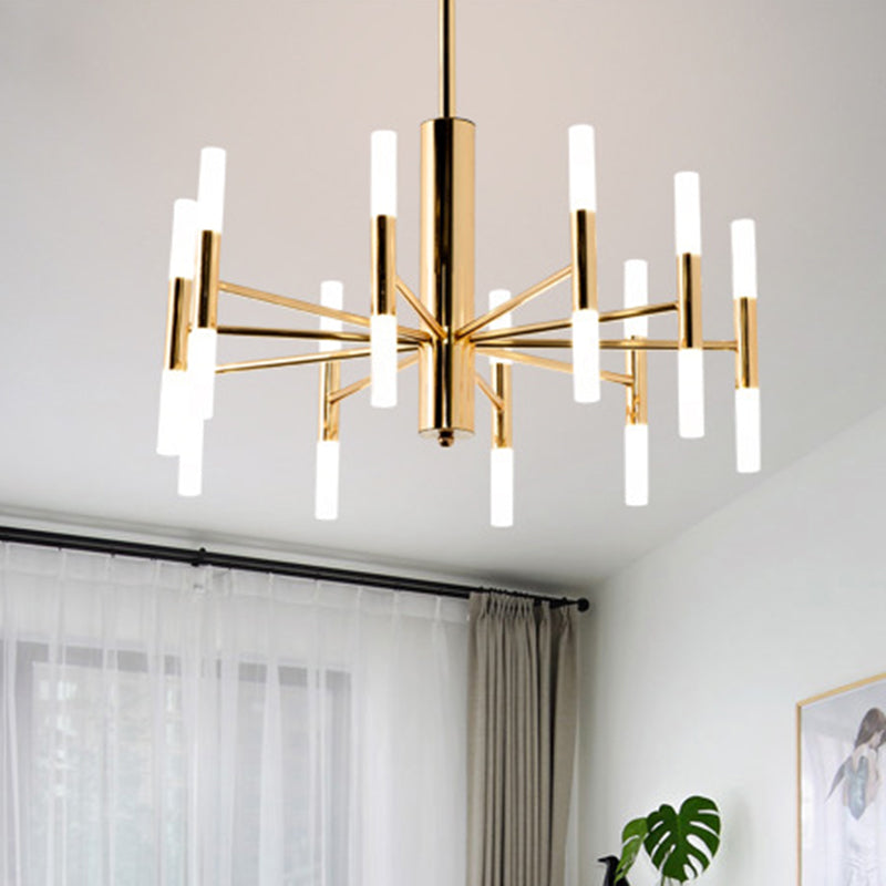 Minimalist Sticks Ceiling Lamp Acrylic 20-Light Dining Room over Island ...