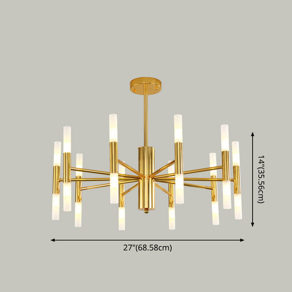Minimalist Sticks Ceiling Lamp Acrylic 20-Light Dining Room over Island ...