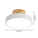 Acrylic Circle Flush Mount Ceiling Light Modern Style LED Flush Ceiling ...