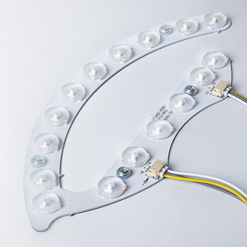Round Flush Mount Ceiling Light Fixture Contemporary Acrylic Ceiling ...
