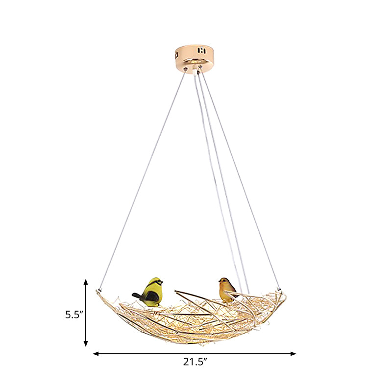 Nest Metal Art Deco Chandelier Lighting 19.5"/21.5" Wide 6/9 Lights ...