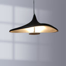 Black Hat Shaped Chandelier Light Fixture Art Deco Resin LED Pendant ...