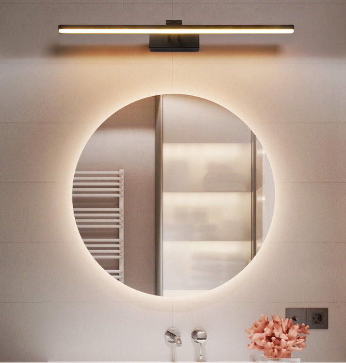 Linear Vanity Light Modern Minimalist Style Metal Single Vanity Light ...