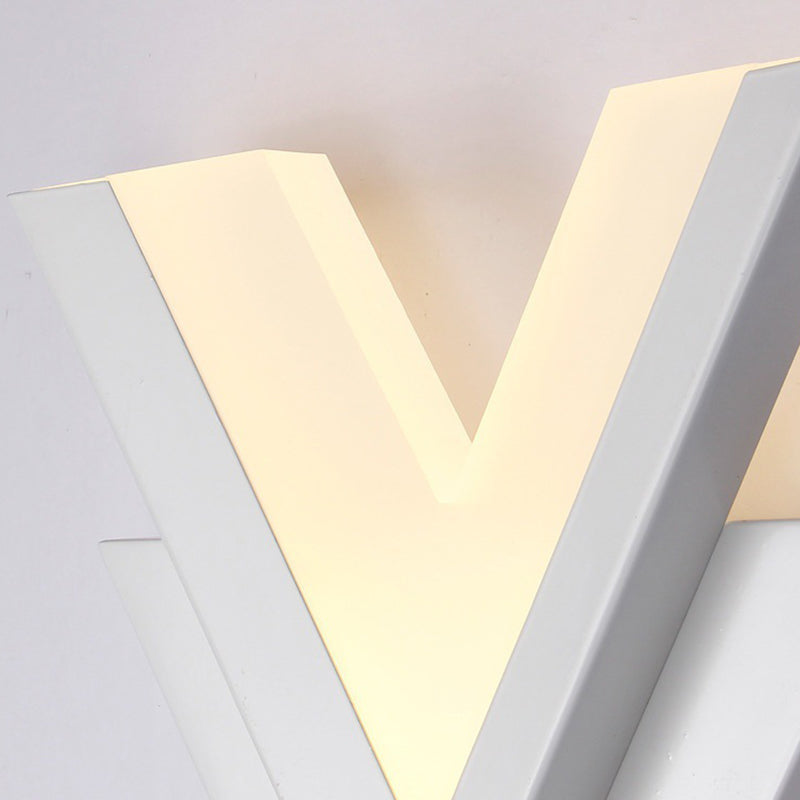 Personalized V-Shaped Wall Mounted Lamp Modern LED Sconce Light Fixture ...