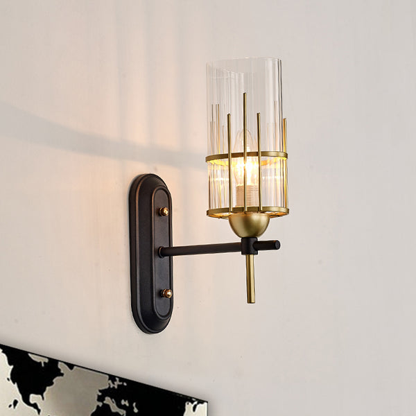 1 Bulb Wall Light Sconce Traditional Living Room Wall Lighting Fixture ...