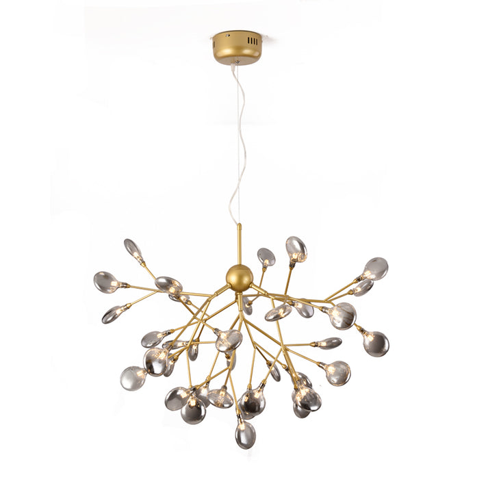 Branched Firefly Dining Room LED Ceiling Lighting Glass Post-Modern ...
