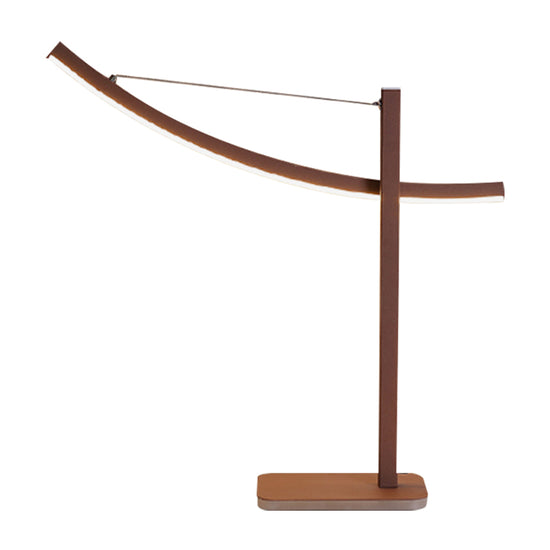 LED Bedroom Task Lighting Minimalism Coffee Nightstand Lamp with Bend ...