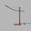 LED Bedroom Task Lighting Minimalism Coffee Nightstand Lamp with Bend ...