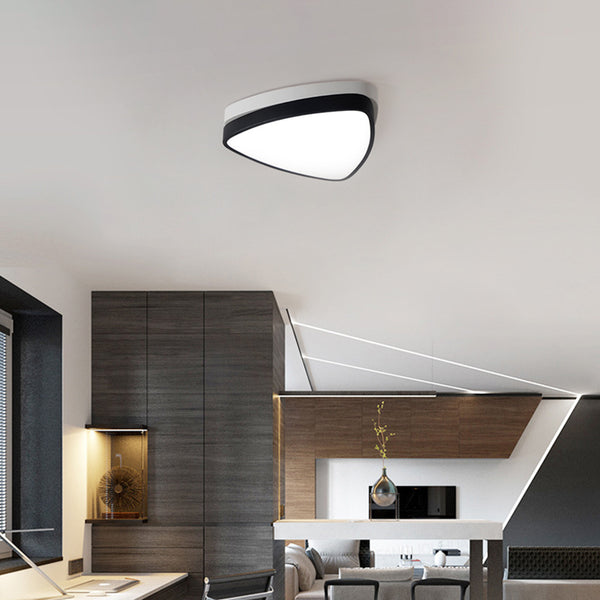 15"/19"23" Triangle Bedroom Ceiling Lights, Modern Iron and Acrylic ...