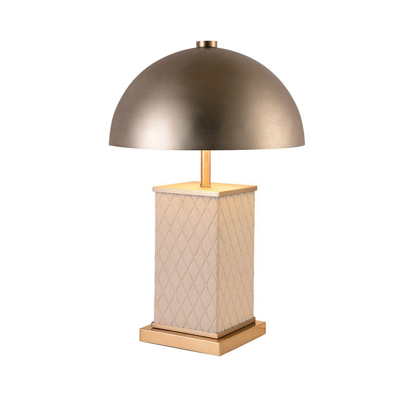 Gold Dome Nightstand Light Modernism 2 Heads Metal Night Table Lighting ...