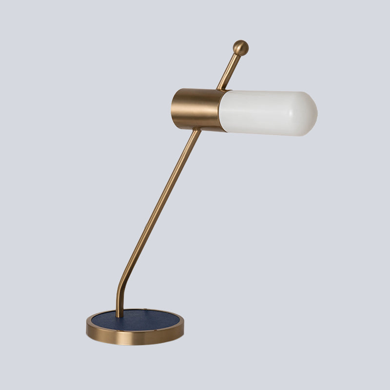 Gold Capsule Night Table Light Luxury 1 Head Metal Nightstand Lighting ...