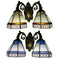 Stained Glass Pyramid Wall Light 2 Bulbs Tiffany Traditional Wall ...
