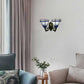 Stained Glass Pyramid Wall Light 2 Bulbs Tiffany Traditional Wall ...