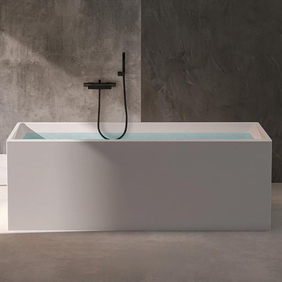 Modern Rectangular Bath Tub Acrylic Freestanding Bathtub for Home ...