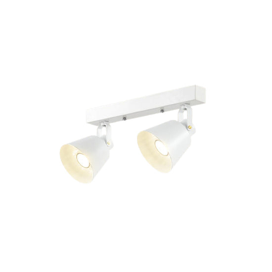 2/3/4 Lights Bucket Ceiling Light Fixture Loft Stylish Black/White ...