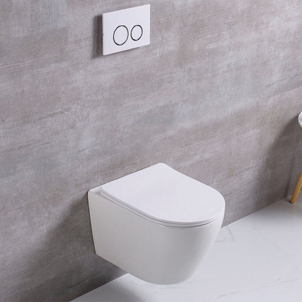 Small Apartment All-mounted Toilet Concealed Tank Toilet with Slow ...