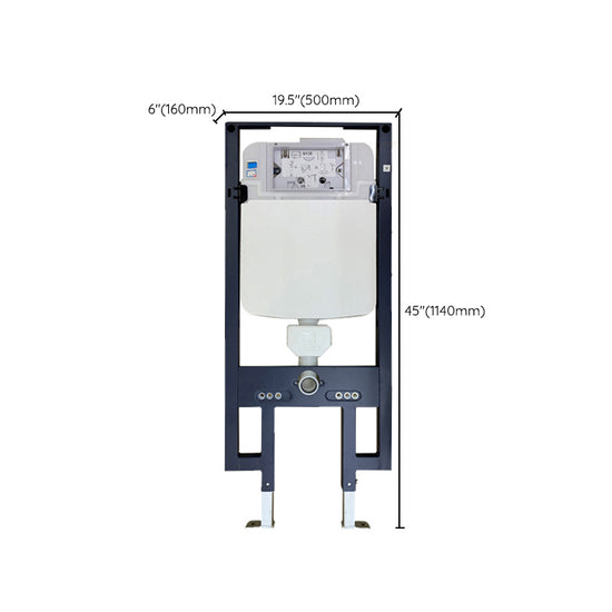 Modern Siphon Jet Toilet Bowl Wall Mount Flush Toilet with Seat for ...