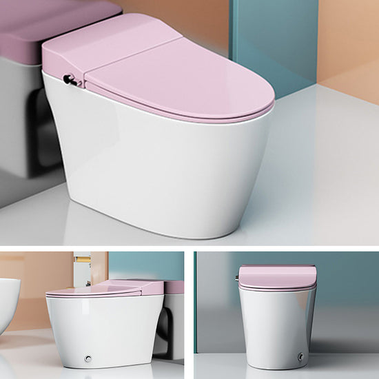 Modern Siphon Jet Toilet Concealed Tank Flush Toilet with Toilet Seat ...