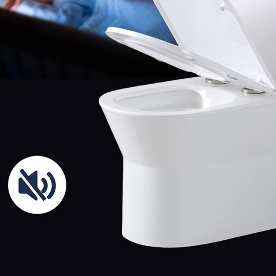 Modern Siphon Jet Toilet Floor Mount Urine Toilet with Toilet Seat ...