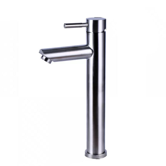 Modern Sliver Centerset Faucet Solid Color Bathroom Faucet with Lever ...