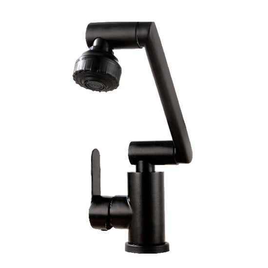Swivel Spout Bathroom Faucet Single Hole Bathroom Sink Faucet with ...