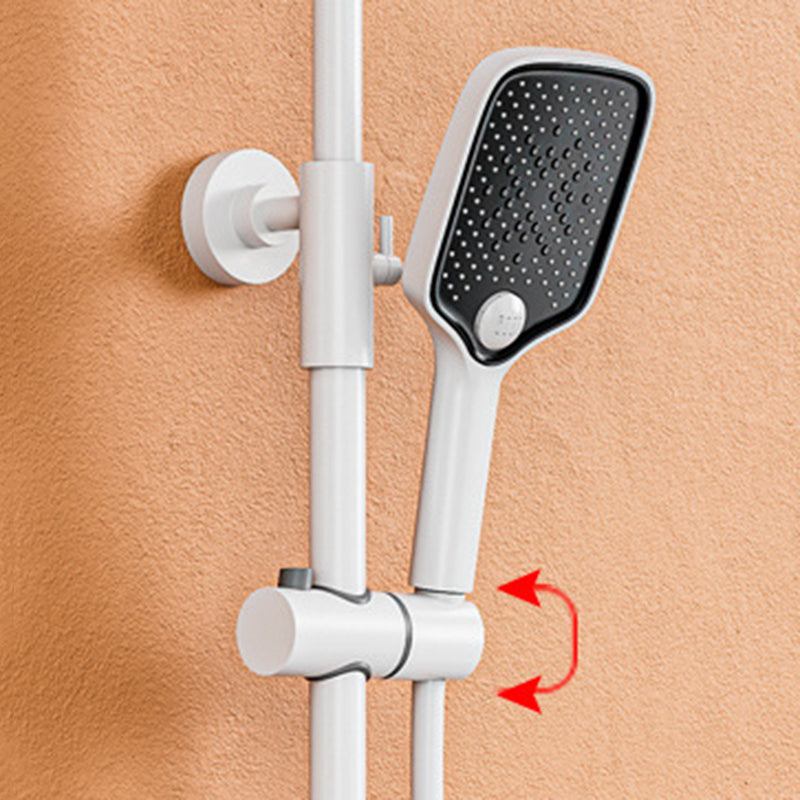 Wall Mounted Shower Arm Shower Faucet Metal Shower System with Slide ...