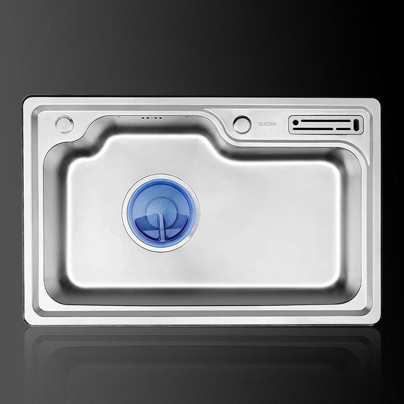 Modern Workstation Sink Stainless Steel with Drain Strainer Kit Kitchen ...