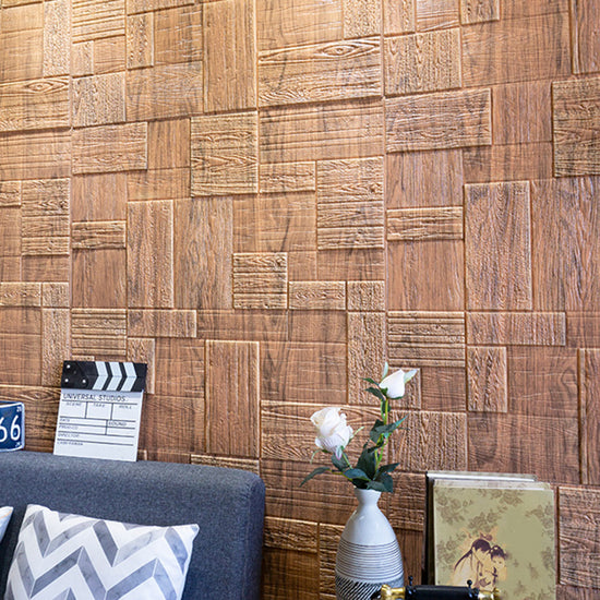 3D Wall Panel Farmhouse Style Simple Home Living Room Panel Wall (10 ...