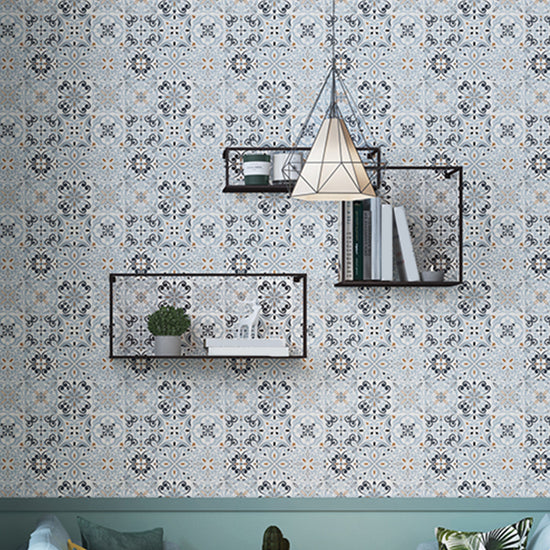 Square Mosaic Tile Plastic Peel and Stick Tile for Kitchen and Bathroom ...