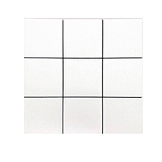 Modern Square Grid Single Tile Plastic Peel & Stick Field Tile - Clearhalo