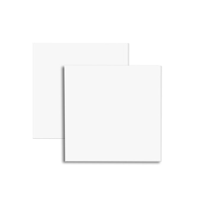 White Square Porcelain Singular Tile White No Pattern Tile for Wall and ...