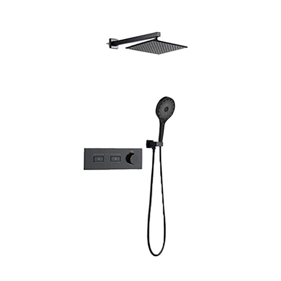 Contemporary Square Shower Trim Wall Mounted Shower Set for Bathroom ...