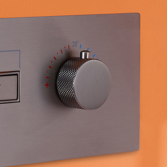 Contemporary Square Shower Trim Wall Mounted Shower Set for Bathroom ...