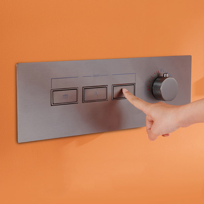 Contemporary Square Shower Trim Wall Mounted Shower Set for Bathroom ...