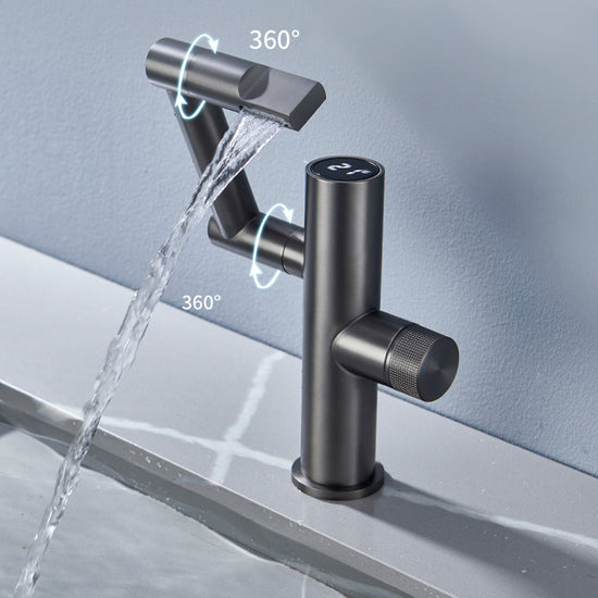 Contemporary Pull down Single Rotary Switch Kitchen Faucet Low Profile ...