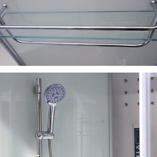 Round Semi-Frameless Shower Stall Corner Tempered Glass Shower Stall ...