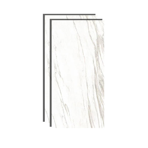 Porcelain Floor Tile Matte White Marble Look Floor and Wall Tile ...