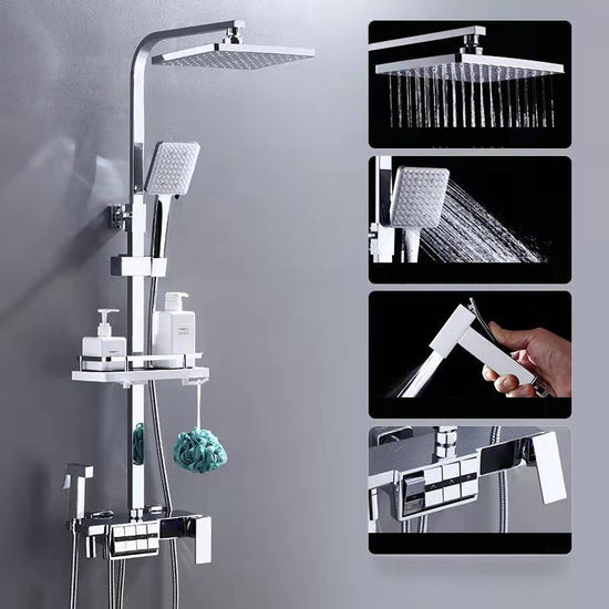 Modern Adjustable Spray Pattern Water Flow Shower Faucet Shower Hose ...