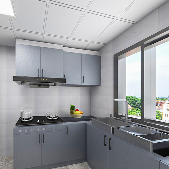 PVC Peel/Stick Backsplash Tile Rectangular Peel and Stick Backsplash ...