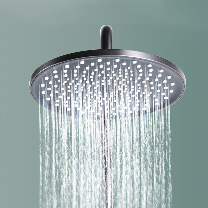Brass Round Shower System Thermostatic Slide Bar Included Shower Set ...