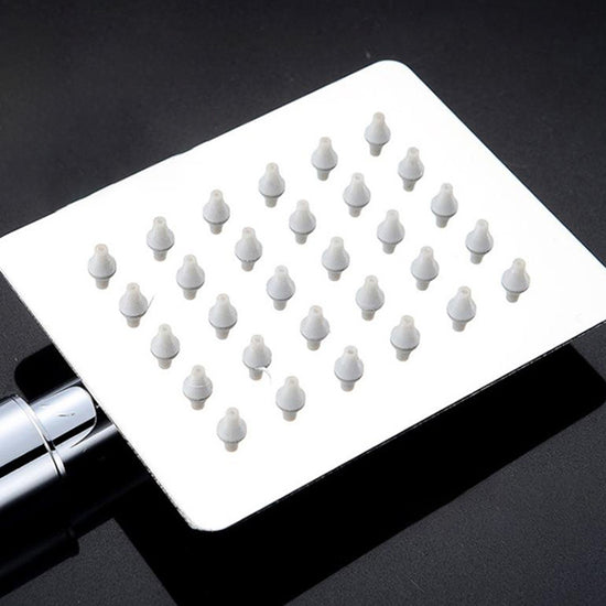 Modern Dual Shower Head Shower System Slide Bar Included Shower Set ...