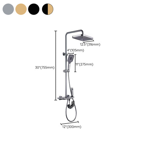 Modern Adjustable Water Flow Shower Faucet Shower Arm Shower System on ...