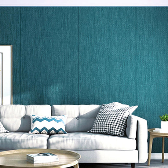 Foam Paneling Fireproof Peel and Press Living Room Pure Color Wall ...